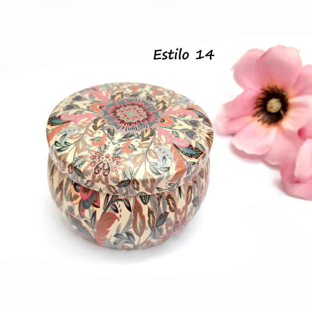 Velas con cuarzo y aroma recipiente con diseño • Amaroga